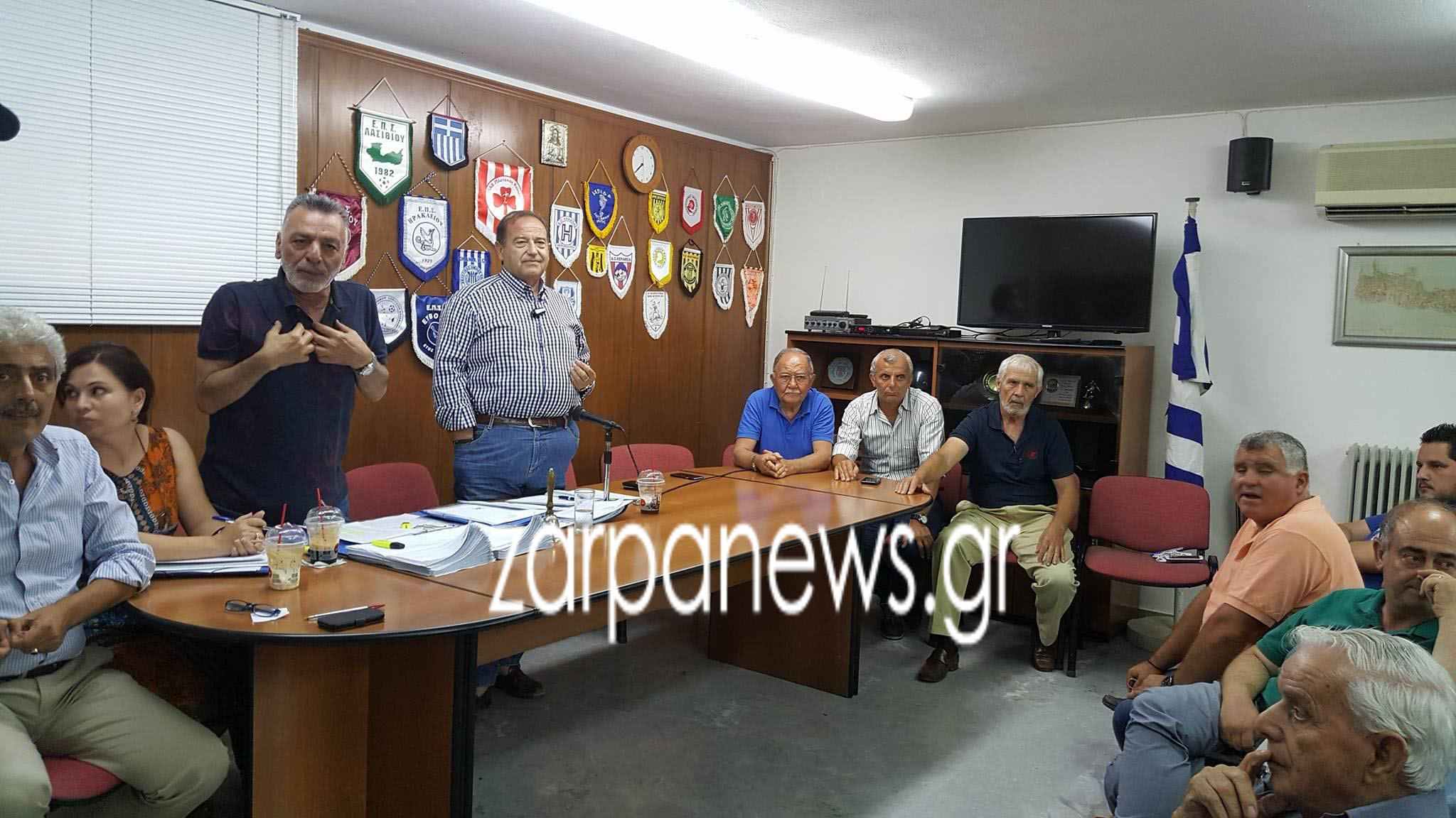 Χαμός στη Γενική Συνέλευση της ΕΠΣ Χανίων με Βούρβαχη και Βαρουξάκη ...