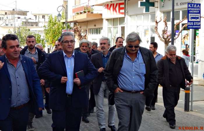 Περιοδεία σε Χανιά και Ηράκλειο για τον γενικό γραμματέα του ΚΚΕ ...