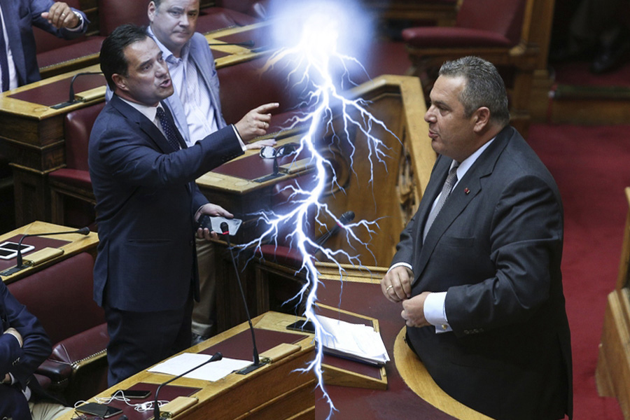 Υψηλοί τόνοι Καμμένου – Γεωργιάδη στη Βουλή για την υπόθεση του Noor 1 ...