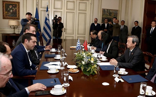 Ο Τσίπρας με τον αναπληρωτή πρωθυπουργό της Κίνας | zarpanews.gr