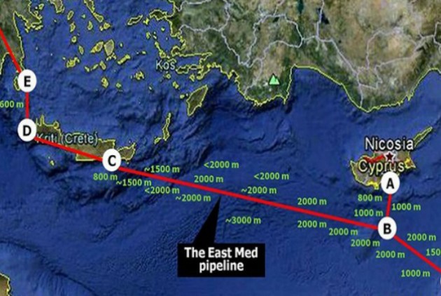 Σε τροχιά υλοποίησης ο αγωγός φυσικού αερίου East-Med που θα περνά από ...