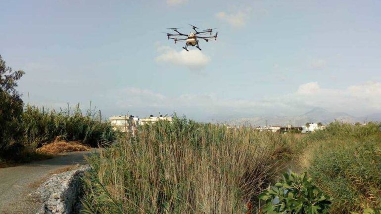 Drone στον αέρα της Κρήτης κατά των… κουνουπιών! | zarpanews.gr
