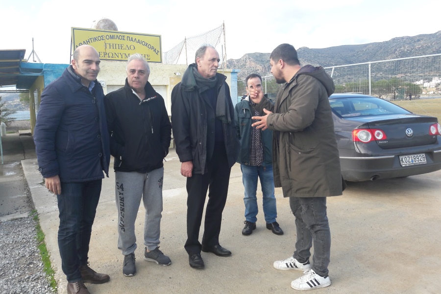 Στην Κάντανο ο Γιώργος Σταθάκης | Περιήγηση και σύσκεψη για τα έργα που ...