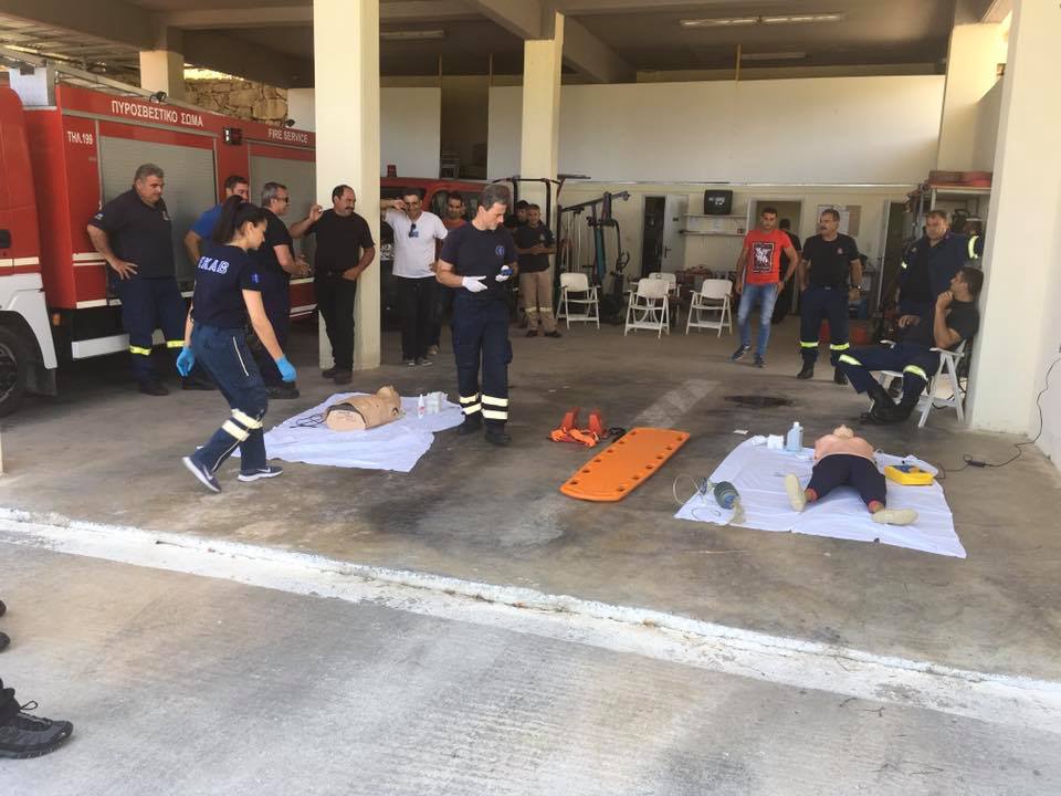 Χανιά | Σεμινάριο πρώτων βοηθειών από το ΕΚΑΒ στην Πυροσβεστική ...