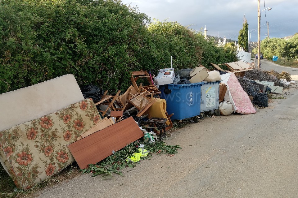 Χανιά | Σκουπιδότοπος στα Περιβόλια! Εστία μόλυνσης κοντά σε εκκλησία ...
