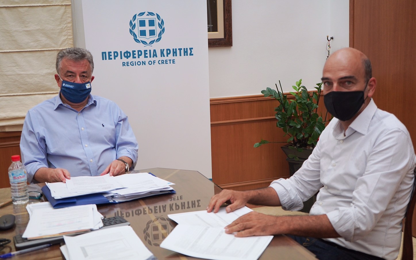 Χανιά | Συνάντηση Αρναουτάκη-Περράκη για τα ζητήματα του Δήμου Καντάνου ...