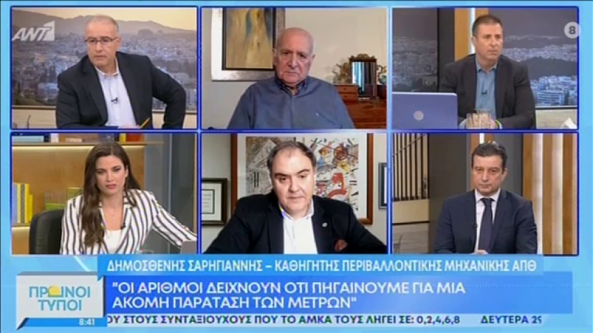 Σαρηγιάννης: «Οι αριθμοί δείχνουν ότι πηγαίνουμε για παράταση του ...
