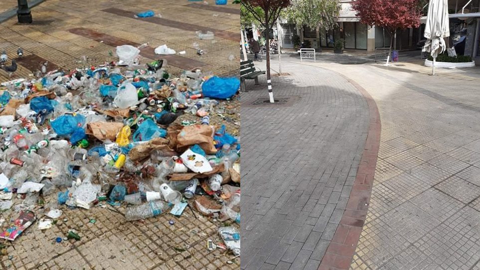 Μάζεψαν 50 σακούλες σκουπιδιών μετά το κορονοπάρτι στην Κυψέλη – Δείτε ...