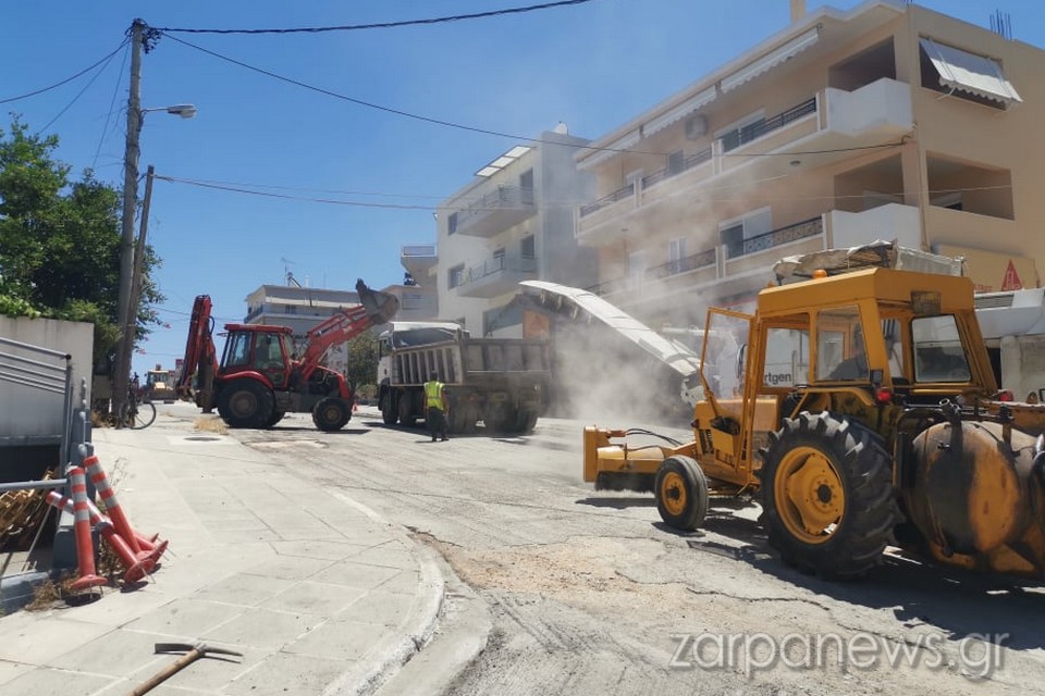 Χανιά | Ξεκίνησαν τα έργα στην Μάρκου Μπότσαρη – Μέχρι πότε θα ...