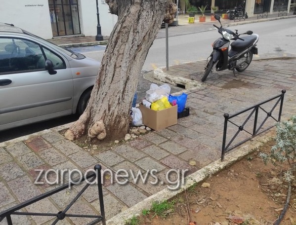 Εικόνες εγκατάλειψης σε πάρκο στα Χανιά – Σκουπίδια σε διάφορα σημεία ...