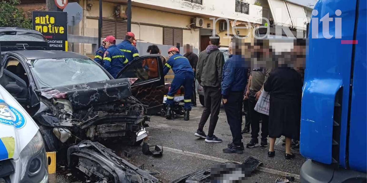 Κρήτη | Σοβαρό τροχαίο με εγκλωβισμό οδηγού – Στο σημείο ΕΚΑΒ και ...