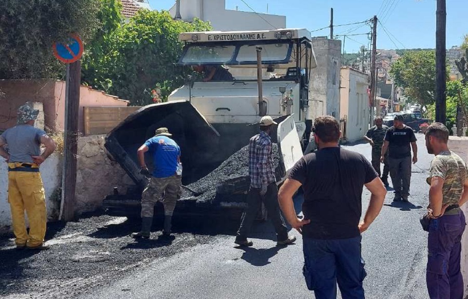 Χανιά | Ξεκίνησαν οι εργασίες ασφαλτόστρωσης σε Καλύβες και ...