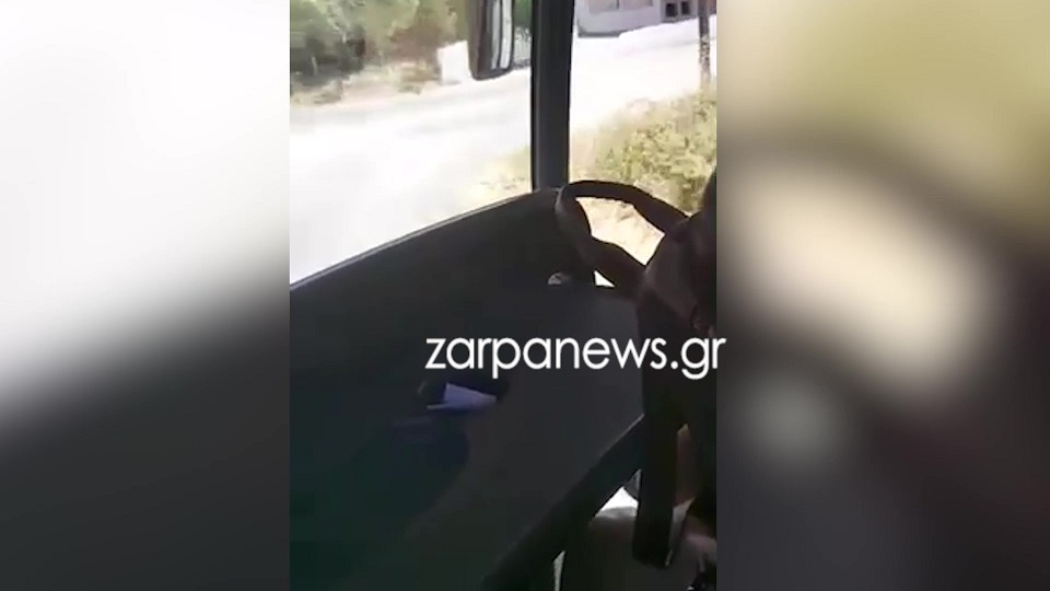 Η διαδρομή του τρόμου στην εθνική οδό Χανίων-Ρεθύμνου: Λεωφορείο του ...