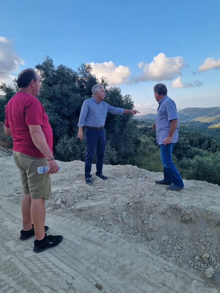 Χανιά | Στα Τοπόλια ο Μανούσος Βολουδάκης για το έργο της παράκαμψης ...