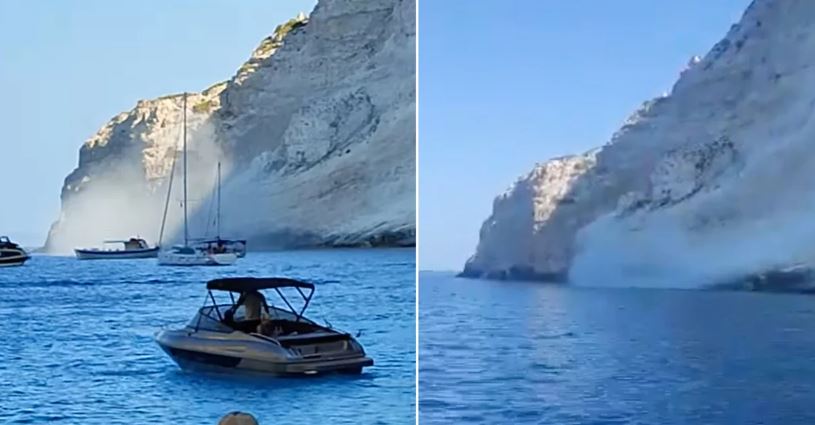 Σεισμός στη Ζάκυνθο: Πτώση βράχων στο Ναυάγιο μετά από 5,4 Ρίχτερ ...