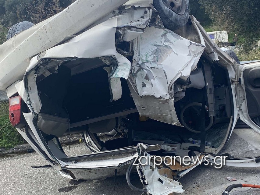 Χανιά | Επειγόντως στο Ηράκλειο η 42χρονη οδηγός του τροχαίου στο ...
