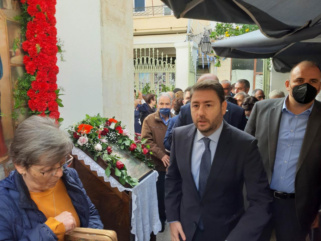 Στο Ρέθυμνο ο πρόεδρος του ΠΑΣΟΚ Νίκος Ανδρουλάκης | Photos | zarpanews.gr