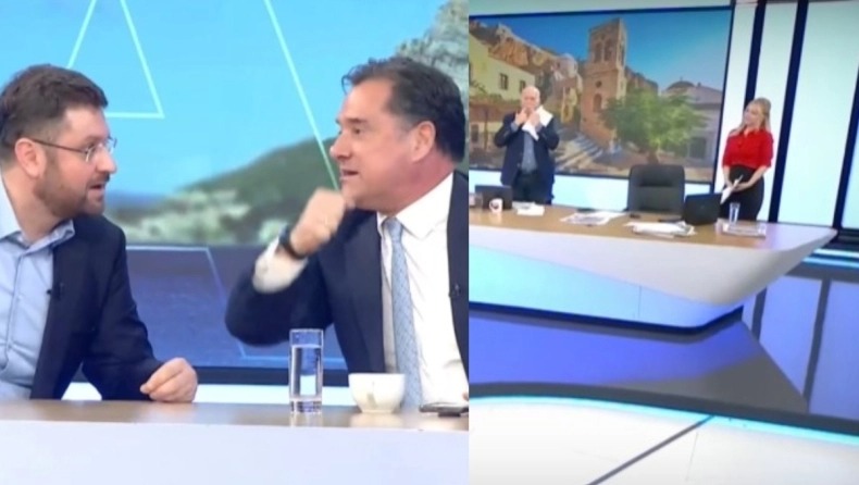 «Σκοτώθηκαν» στον αέρα Άδωνις-Ζαχαριάδης και ο Παπαδάκης τους σφύριζε ...