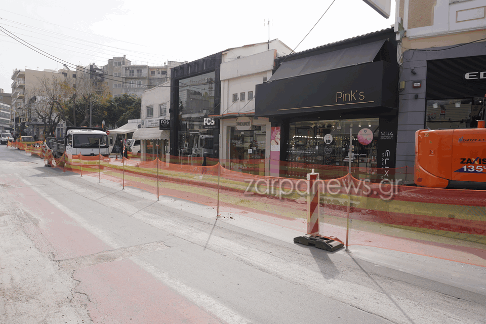 Ταλαιπωρία στο κέντρο των Χανίων – Ξανάρχισαν τα έργα της ΔΕΥΑΧ στην ...