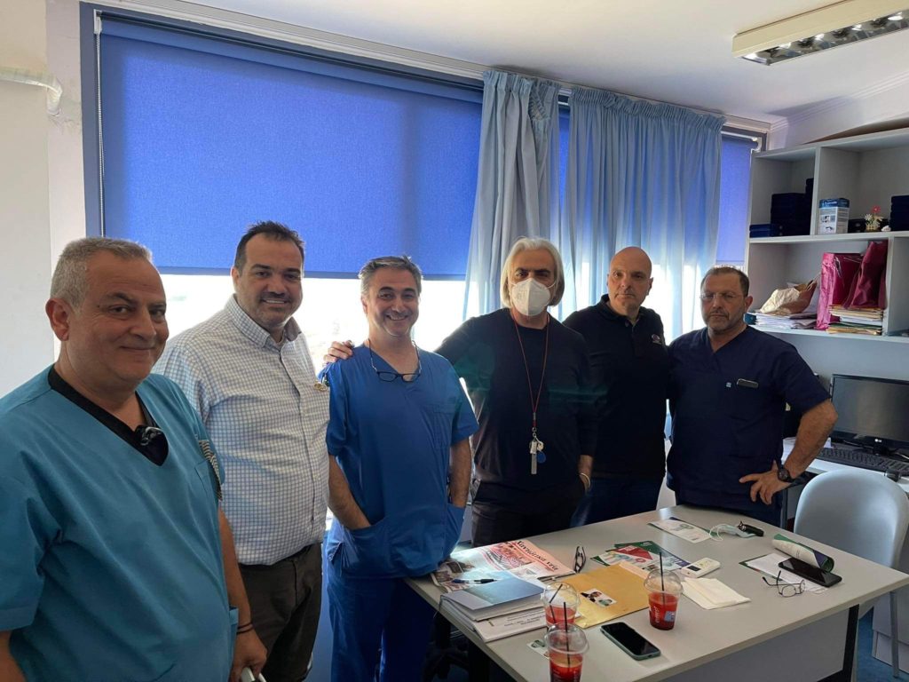 Το Γενικό Νοσοκομείο Χανίων επισκέφθηκε ο υποψήφιος βουλευτής του ΠΑΣΟΚ ...