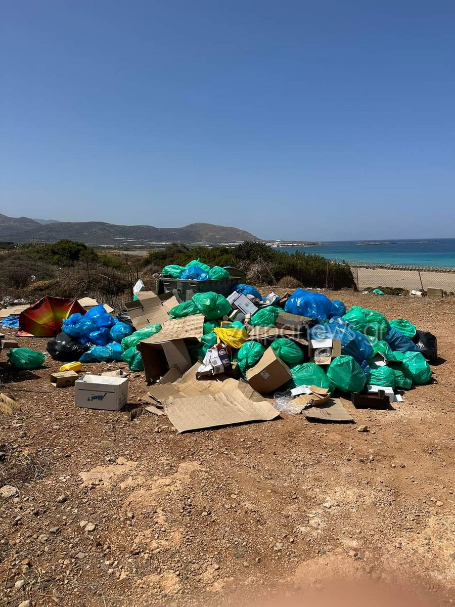 Χανιά | Ζητείται… καθαριότητα στα Φαλάσαρνα – Σκουπιδαριό περιμένει να ...