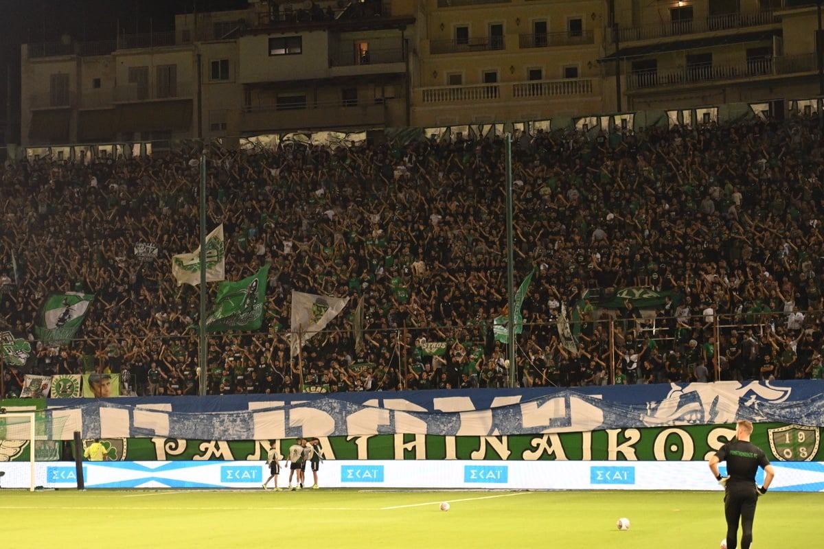 Αθλιότητα των φιλάθλων του Παναθηναϊκού: Σήκωσαν πανό για τους Bad Blue ...
