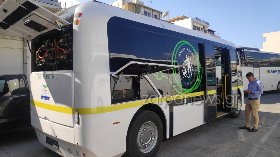 Παρέλαβε το πρώτο ηλεκτρικό λεωφορείο ο δήμος Χανίων – Έρχονται άλλα ...