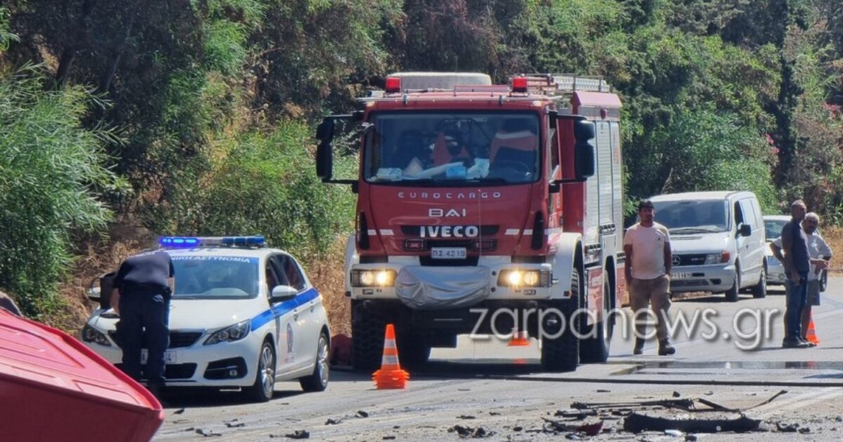 Κρήτη | Σφοδρή σύγκρουση αυτοκινήτου με βαν στην εθνική οδό – Στο ...