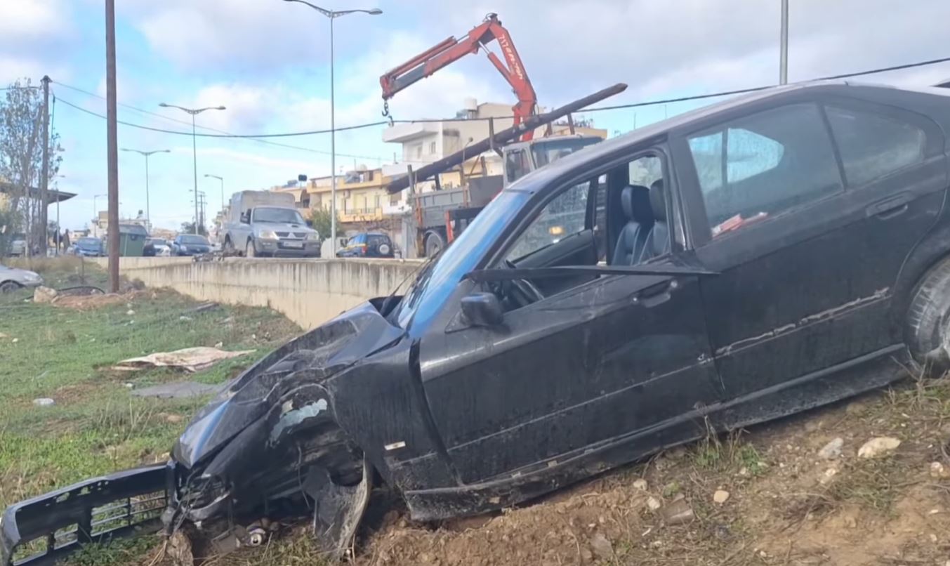 Κρήτη | Τρομακτικό τροχαίο – Εκτοξεύτηκε 30 μέτρα μετά τη σφοδρή ...