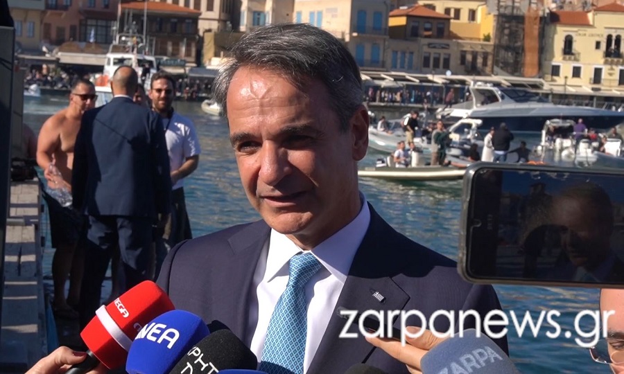 Μητσοτάκης από Χανιά: Ευχήθηκε χρόνια πολλά σε όλους – Τι είπε για την ...