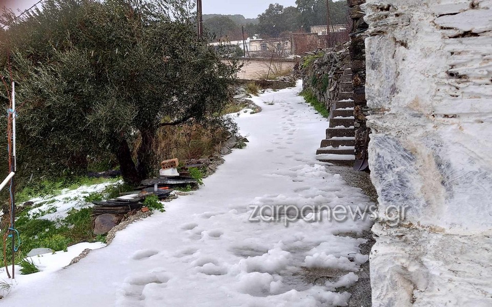 Χανιά | Σε εσάς, το έστρωσε; – Πανέμορφο το λευκό τοπίο σε χωριό του ...