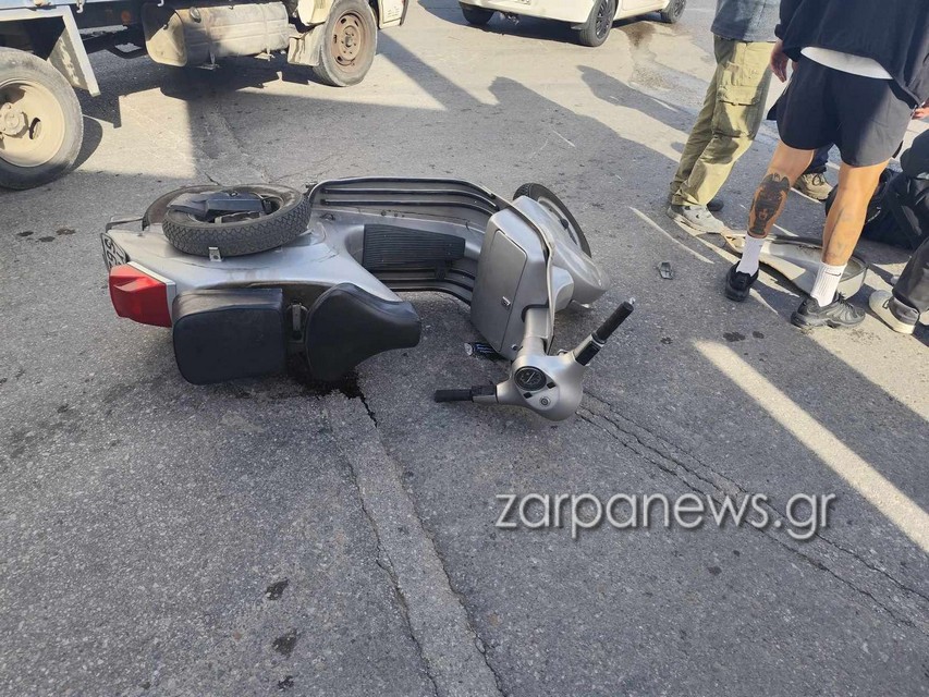 Χανιά | Τροχαίο με μηχανάκι στην Πελεκαπίνα – Στο Νοσοκομείο ένα άτομο ...
