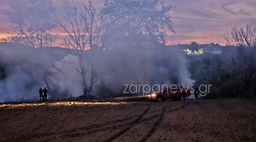 Χανιά | Φωτιά σε χωράφι στο Λυγιδέ κοντά σε σπίτια – Μεγάλη αναστάτωση ...