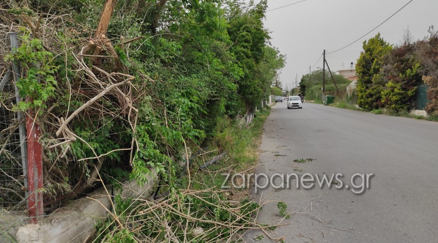 Ζημιές από τον αέρα στα Χανιά – Έσπασε στύλος | Photos | zarpanews.gr