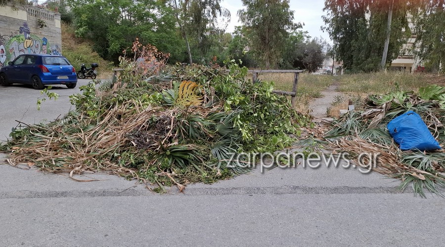 Χανιά | Καθάρισε τον κήπο του και τα πέταξε όλα στον δρόμο, δίπλα από ...