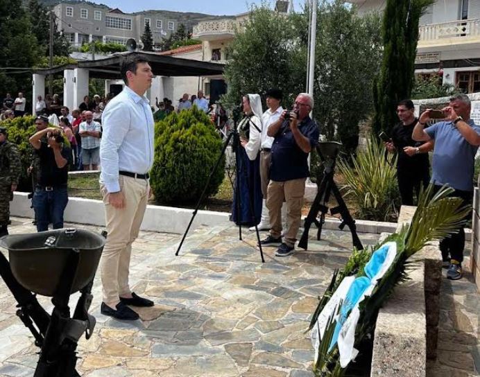 Κρήτη | Κατάθεση στεφάνου από τoν Αλέξανδρο Μαρκογιαννάκη στην εκδήλωση ...