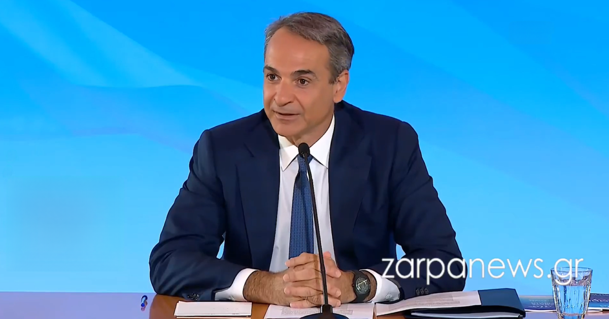 Η διακαναλική συνέντευξη του Κυριάκου Μητσοτάκη από τα Χανιά | zarpanews.gr