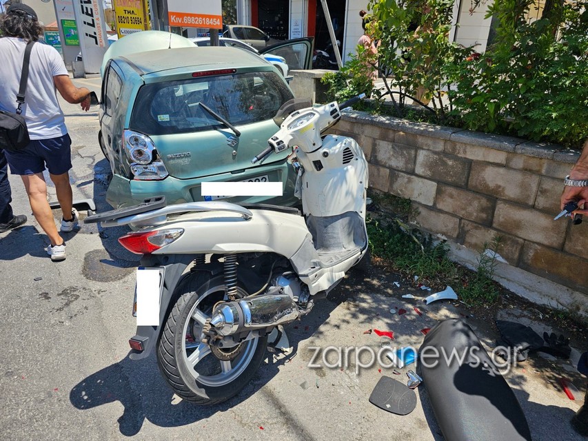 Στο Νοσοκομείο Χανίων 6 μηνών μωράκι μετά από τροχαίο στο Βαμβακόπουλο ...