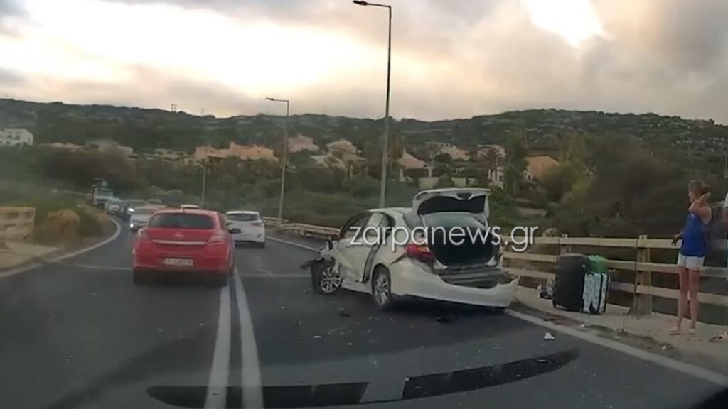 Τροχαίο στην εθνική Χανίων – Ρεθύμνου – Στο Νοσοκομείο δύο γυναίκες ...