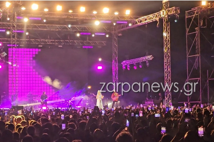 Άννα Βίσση: Εντυπωσιακό live στα Χανιά με… γενικό μπλακ άουτ – Συνέχισε ...