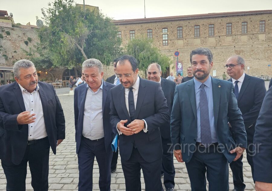 Στα Χανιά ο πρόεδρος της Κύπρου για το πολιτικό μνημόσυνο του Μίκη ...