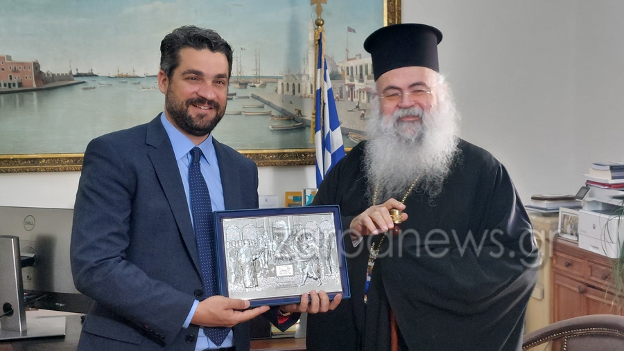 Στο Δημαρχείο Χανίων ο Αρχιεπίσκοπος Κύπρου: “Ελπίζουμε ότι θα ...