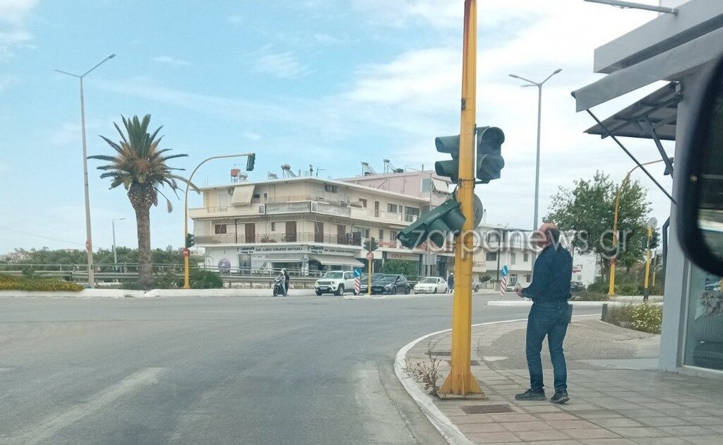 Το είδαμε κι αυτό στα Χανιά – “Ξηλώθηκε” φανάρι στον Κλαδισό | Photos ...