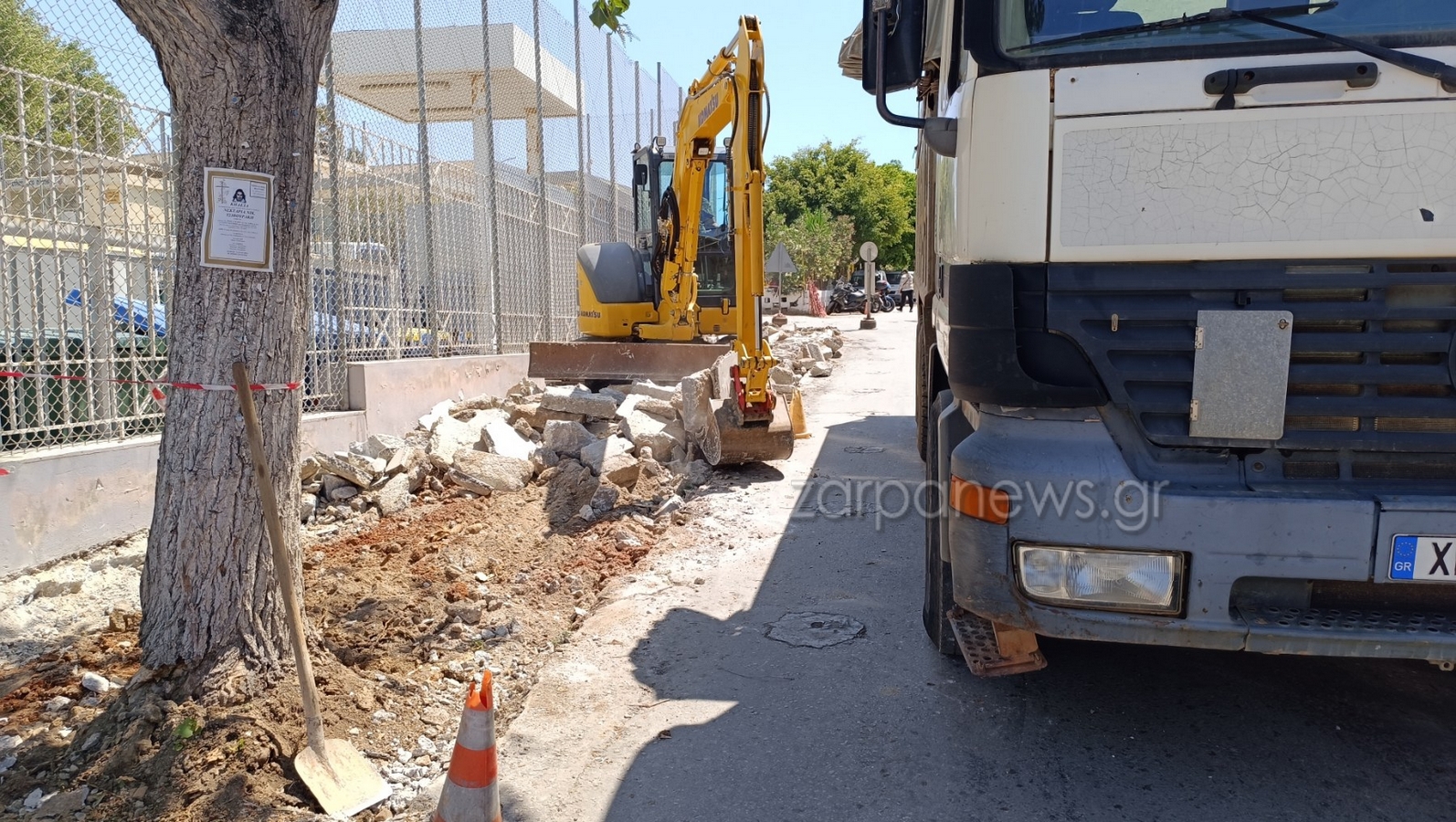 Ξεκίνησαν οι εργασίες ανακατασκευής πεζοδρομίων στον Κουμπέ – Ποιοι ...