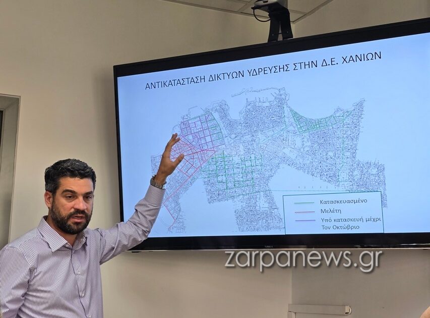 ΔΕΥΑΧ: «Τα έργα στο κέντρο και στη Νέα Χώρα θα συνεχιστούν με αμείωτο ...