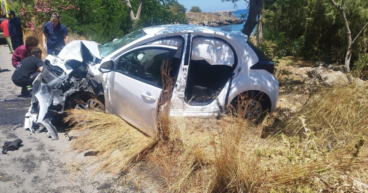 Νέο σοκαριστικό τροχαίο στα Χανια: Εκσφενδονίστηκε σε γκρεμό και ...