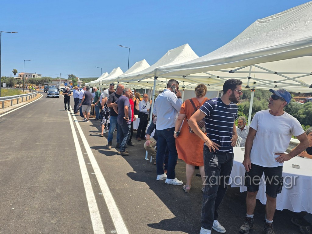 Υπουργικά εγκαίνια στη νέα γέφυρα του Κερίτη στον Αλικιανό – Δόθηκε ...